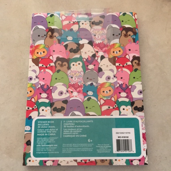 Squishmallows | Other | Squishmallow Sticker Book | Poshmark